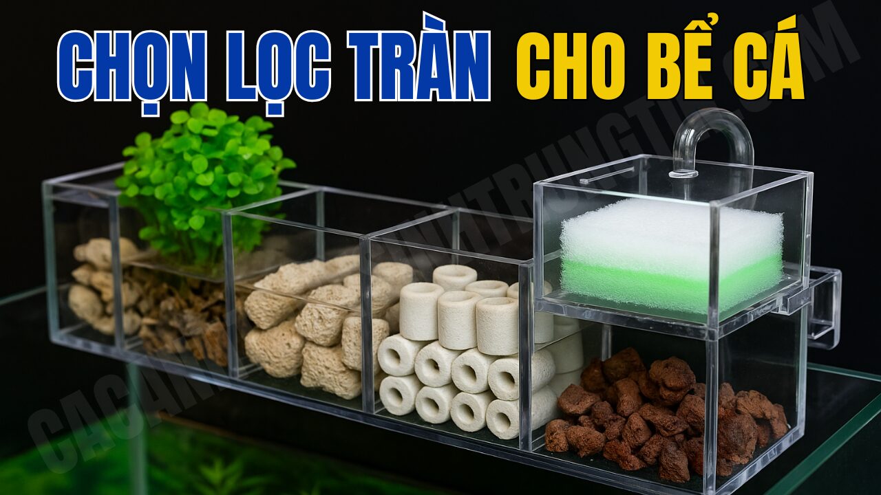 Cách chọn lọc tràn cho hồ cá - Cá Cảnh Thủy Sinh Trung Tín